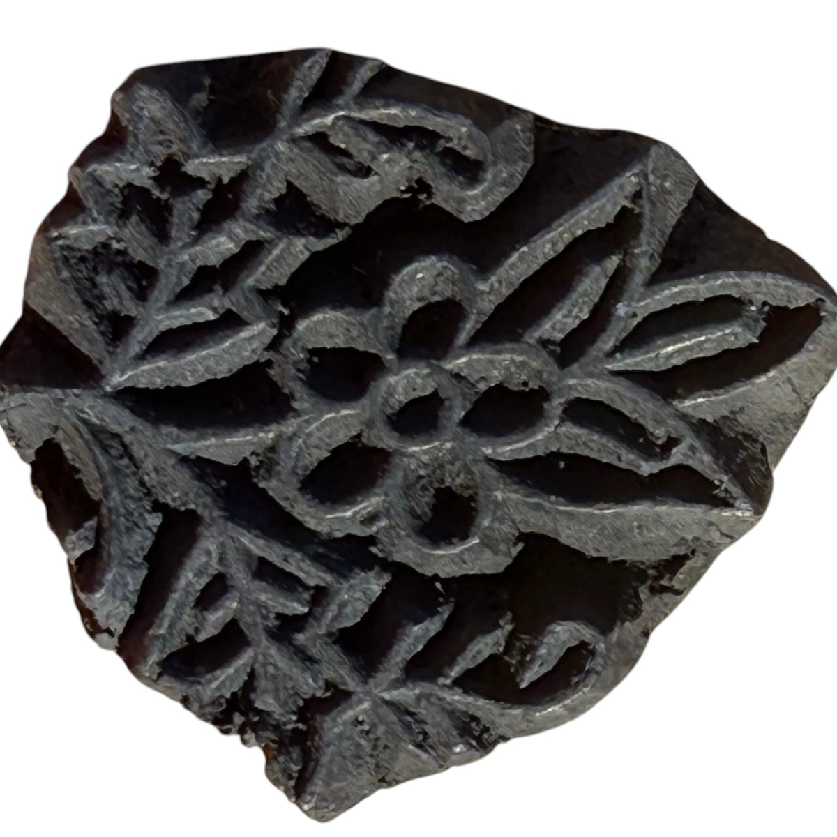 Vintage Print Block #100 - Ananse Village