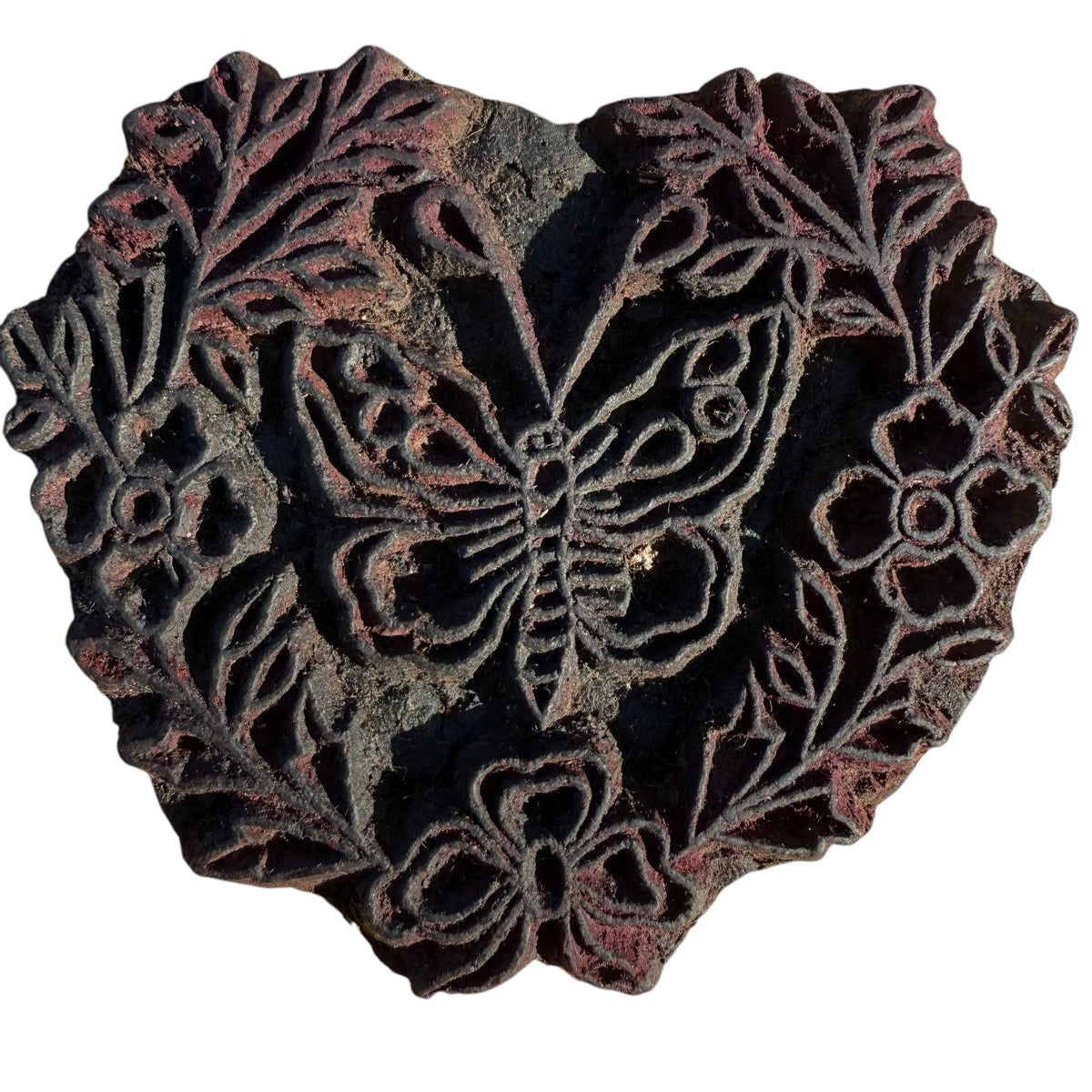 Vintage Print Block #113 - Ananse Village