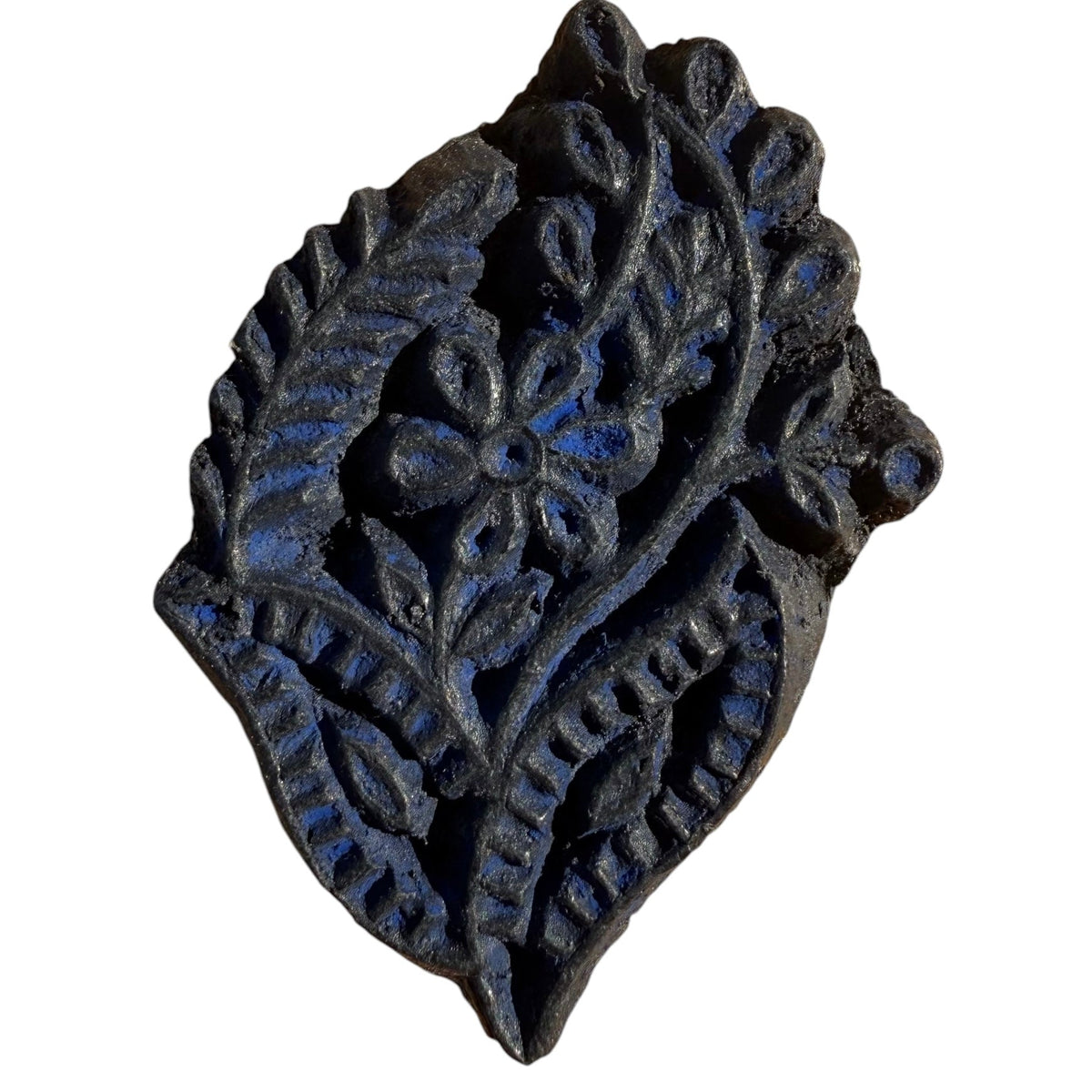 Vintage Print Block #95 - Ananse Village