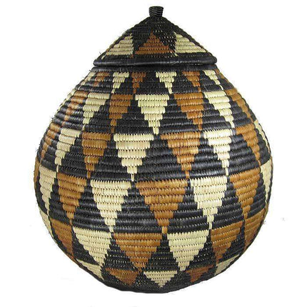 Zulu Ukhamba Basket #129 - Ananse Village